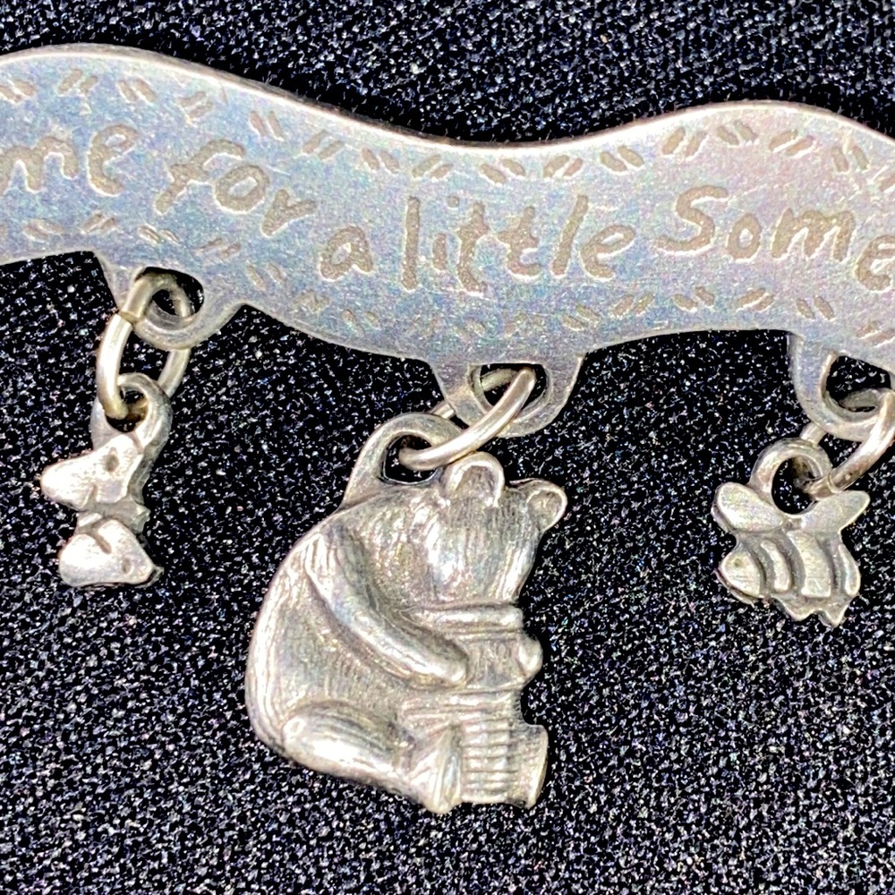 Vintage Disney Winnie The Pooh Danforth Pewter Pin Br… - Gem